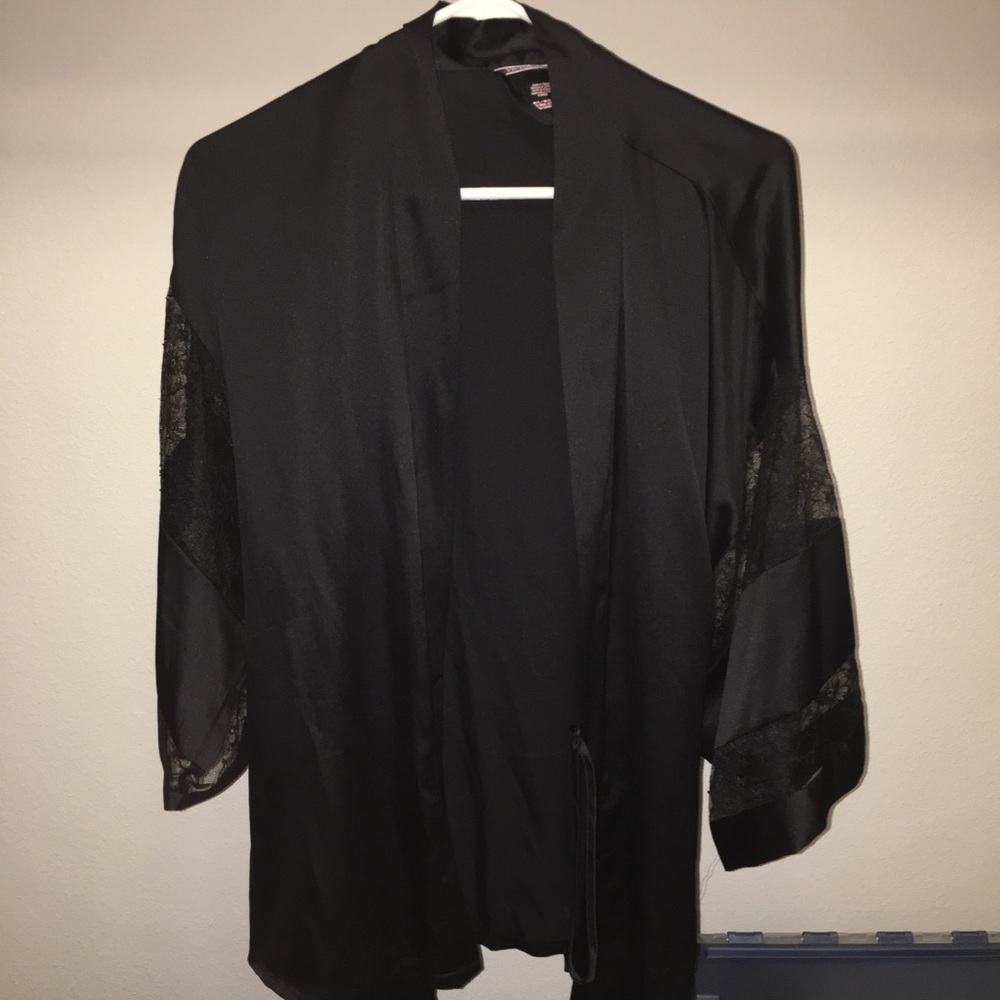 Victoria’s Secret Black Lace Robe - Gem
